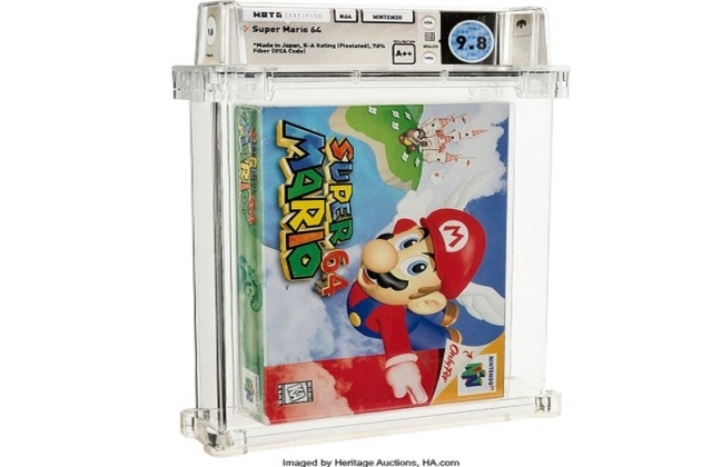 ‘Super Mario 64’ unopened game sold for $1.56 million at Heritage ...