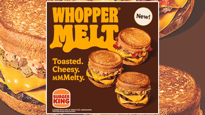Burger King testing a lineup of Whopper Melt sandwiches - EconoTimes
