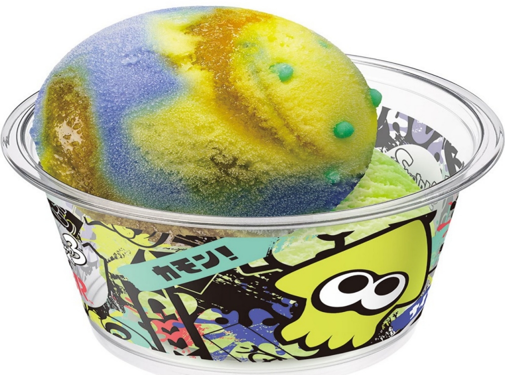 Baskin-Robbins, Nintendo collaborate to create squid-themed ice cream ...