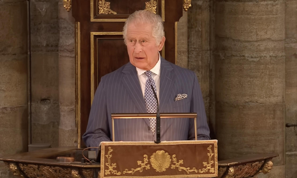 King Charles Lauds British Wit, Reflects on 'Leaky Pen' Episode at City ...